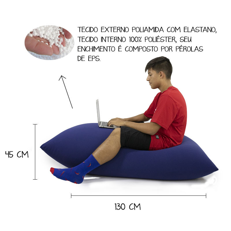 Pufe Noah Midi - o puff mais versátil do Brasil